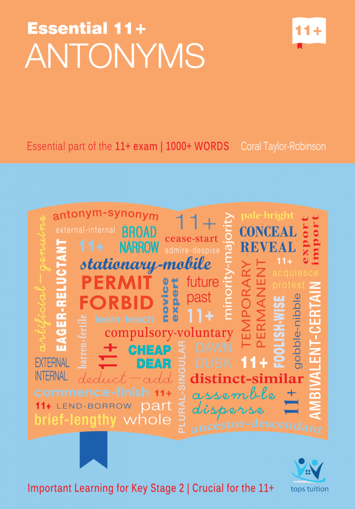 Essential 11+ Vocabulary Book - Tops Tuition